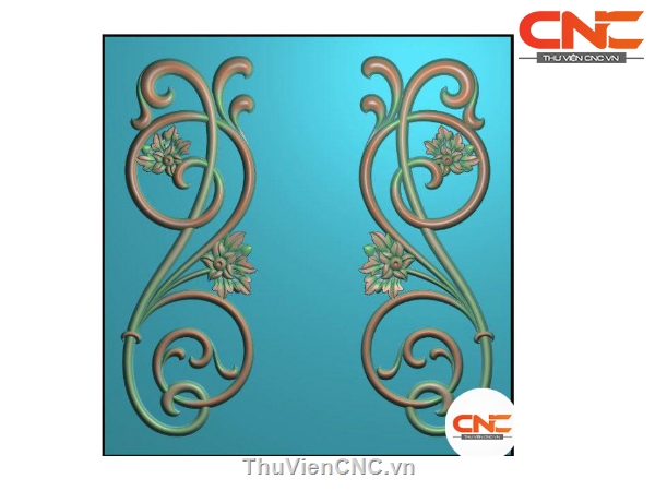 Download file hoa lá tây móc jdp đơn giản