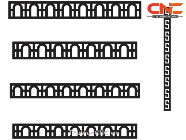 Thiết kế ô hàng rào cnc cực đẹp